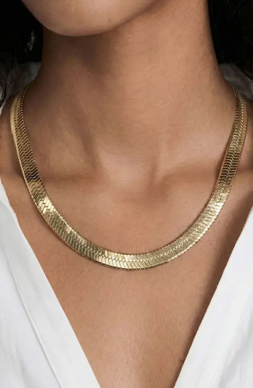 Ettika Wide Snake Chain Necklace