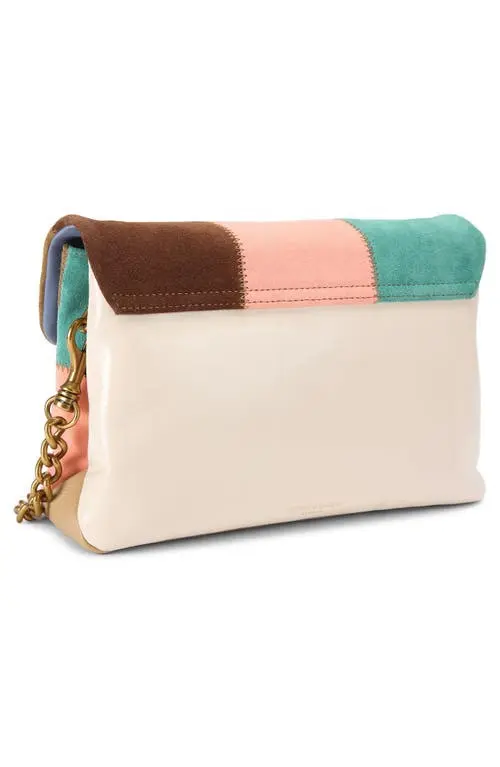 Kurt Geiger Celia Shoulder Bag With Embellished Eagle Head Clasp - Brown Multi