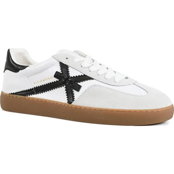 John Richmond Low Top Leather Sneakers - White/black