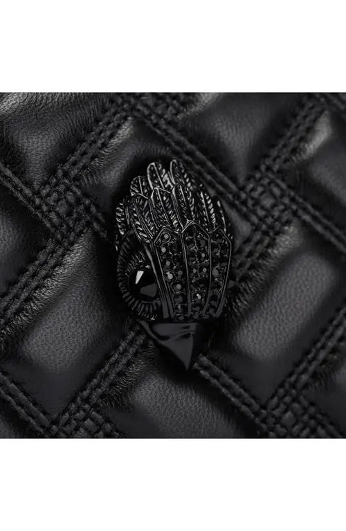 Kurt Geiger Kensington Quilted Shoulder Bag - Black