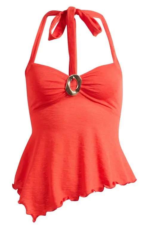 Princess Polly Attina Hardware Detail Halter Top