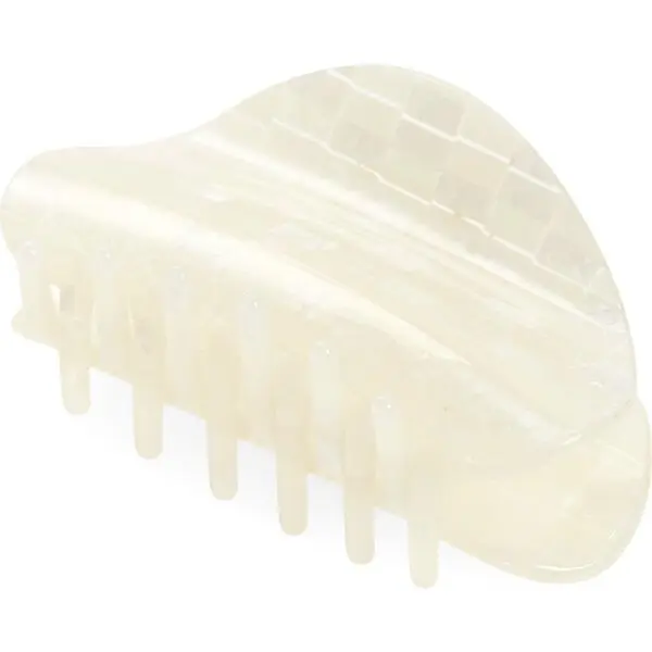 MACHETE Opalite Crescent Claw Clip - Opalite Shell Checker
