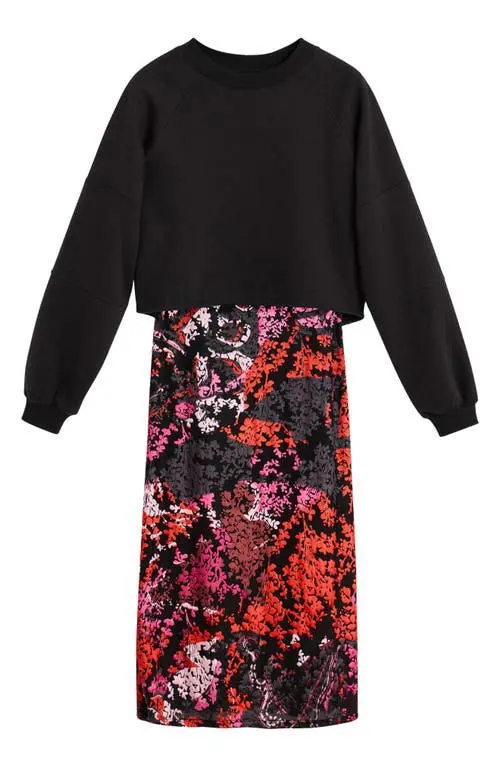 Desigual 2-in-1 Dress And Sweater Set