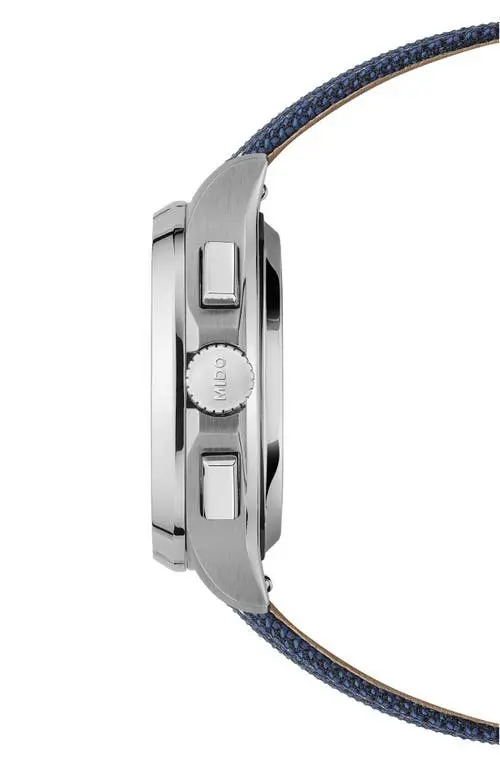 MIDO Multifort Tv Big Date Automatic Watch - Blue