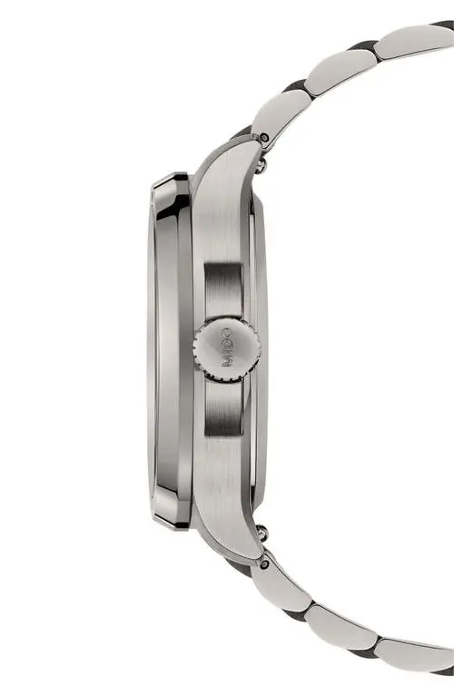 MIDO Multifort Tv Big Date Automatic Stainless Steel Bracelet Watch - Grey