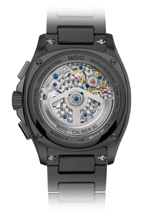 MIDO Multifort Tv Big Date Automatic Watch - Black