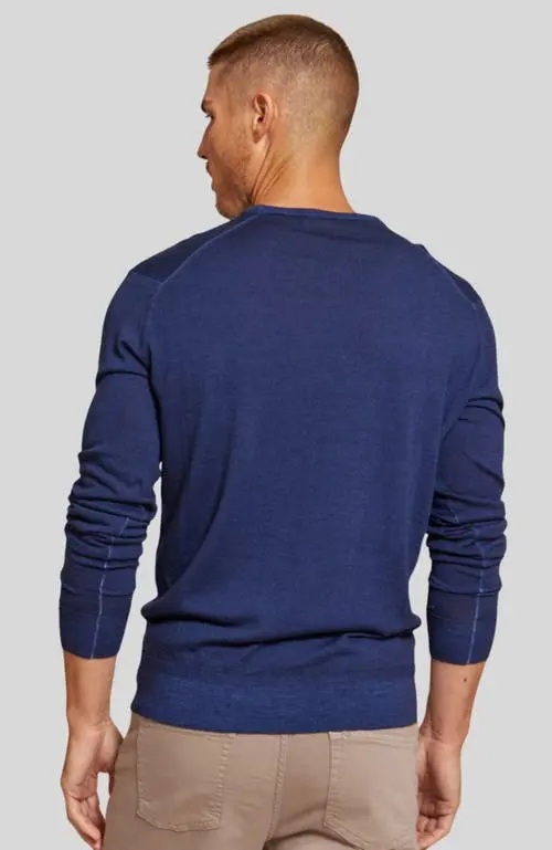 RYE 51 The Banks Long Sleeve Sweater - Navy