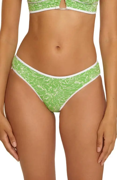 BECCA By Rebecca Virtue Water Lily Hipster Bikini Bottoms - Green Apple