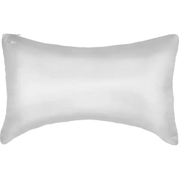 BLISSY Crescent Silk Pillowcase - Silver