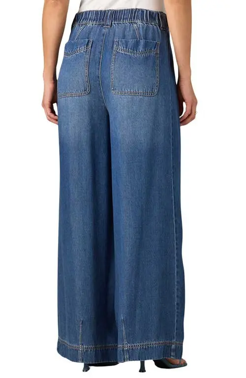 Wit & Wisdom Ultra Skyrise Drawstring Waist Wide Leg Jeans