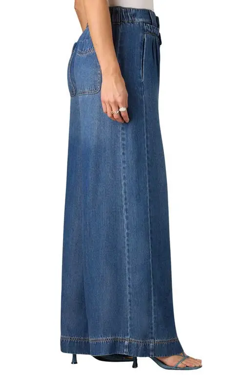Wit & Wisdom Ultra Skyrise Drawstring Waist Wide Leg Jeans