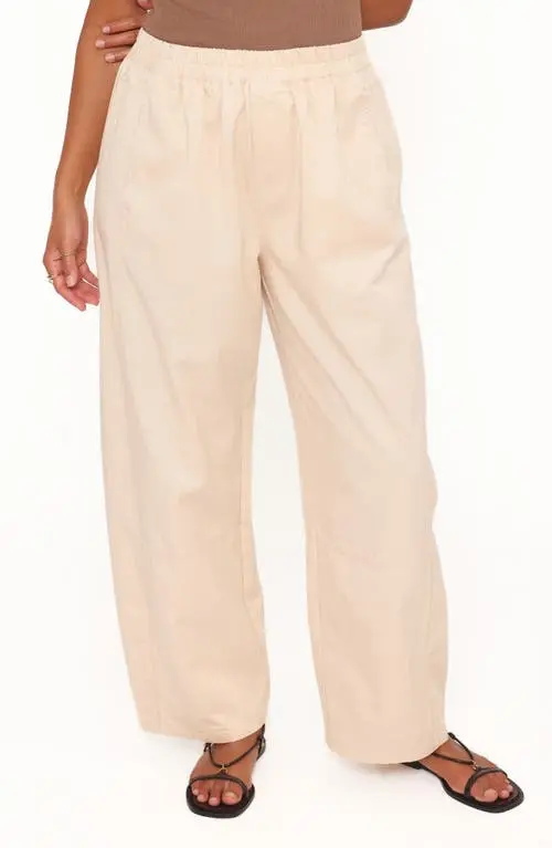 PETAL & PUP Sasha Pull-on High Waist Barrel Pants