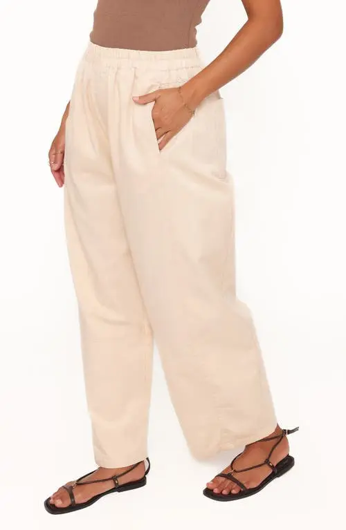 PETAL & PUP Sasha Pull-on High Waist Barrel Pants