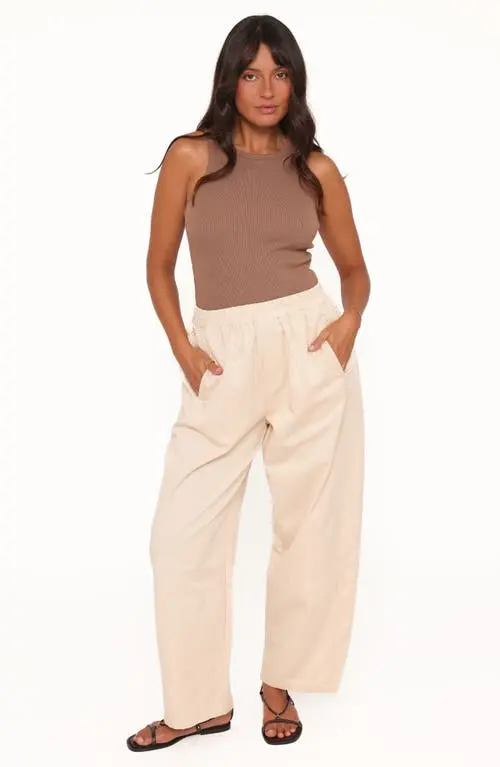 PETAL & PUP Sasha Pull-on High Waist Barrel Pants
