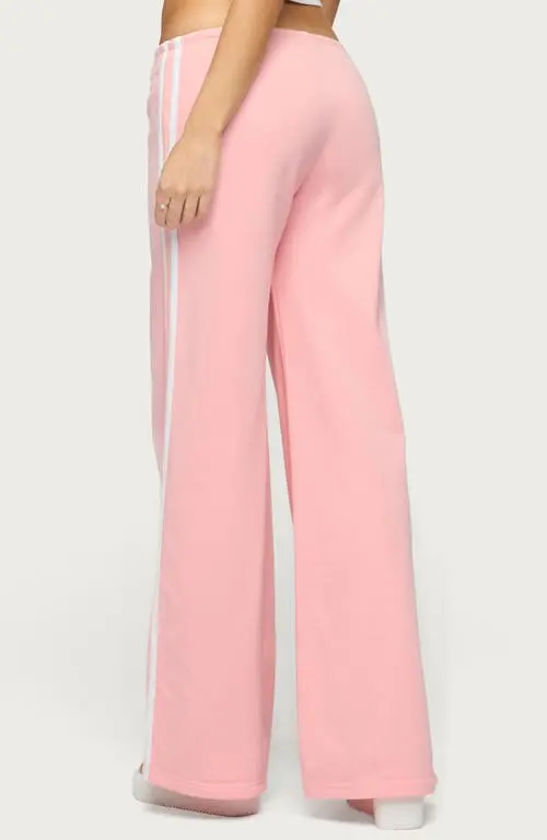 EDIKTED Cammile Contrast Stripe Sweatpants