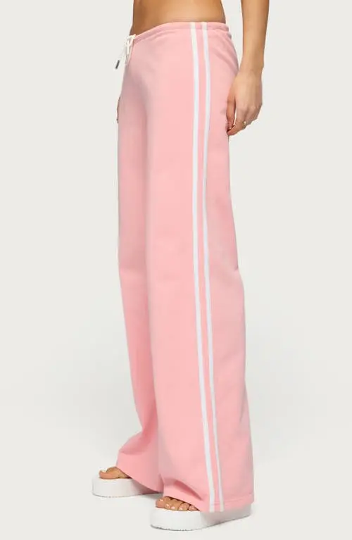 EDIKTED Cammile Contrast Stripe Sweatpants