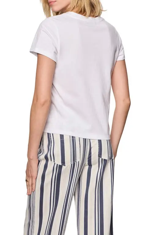 Sanctuary Timeless Lace-up T-shirt - White
