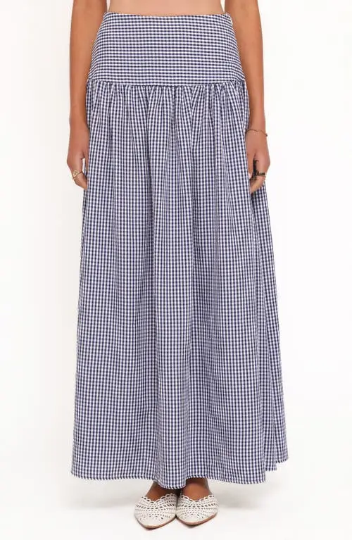 PETAL & PUP Gingham Maxi Skirt