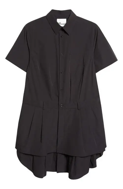 Noir Kei Ninomiya Typewriter Tiered Shirtdress
