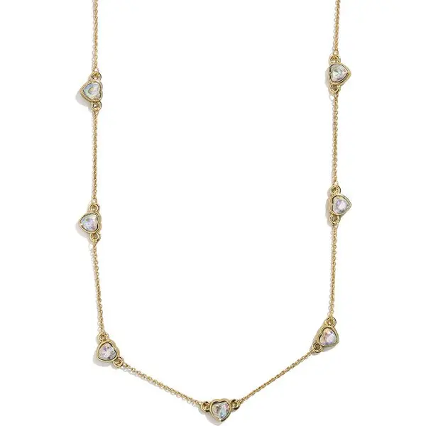 Baublebar Mama & Mini Heart Necklace Set - Clear