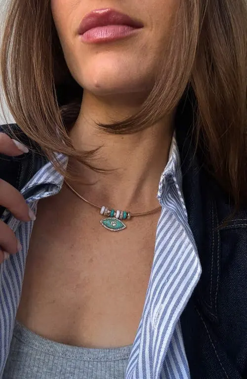 Baublebar Evil Eye Collar Necklace