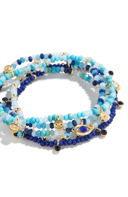 Baublebar Evil Eye Layered Bracelets - Turquoise