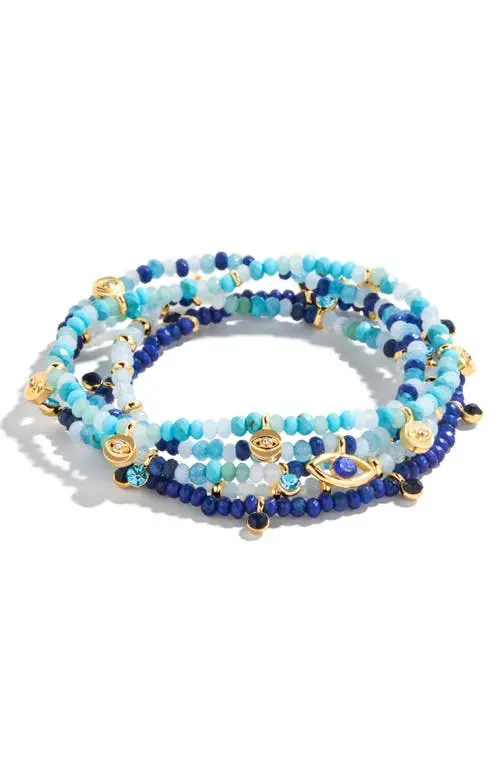Baublebar Evil Eye Layered Bracelets - Turquoise