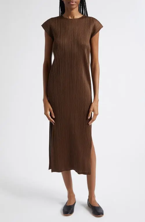 Issey Miyake Pleated Midi Dress