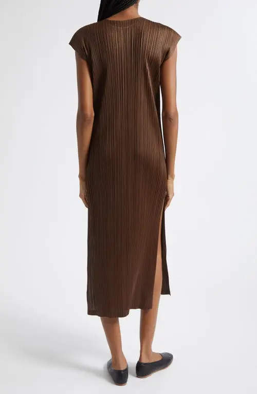 Issey Miyake Pleated Midi Dress