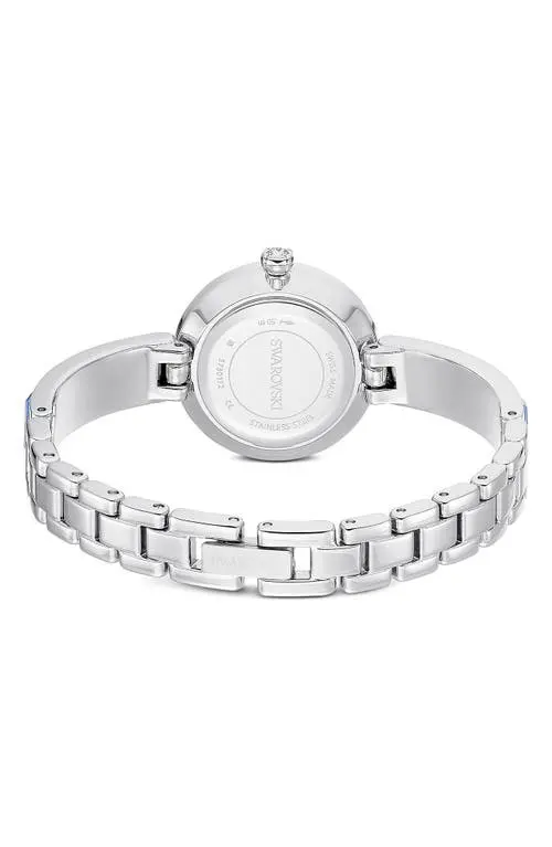 SWAROVSKI Matrix Baguette Crystal Bracelet Watch - Blue