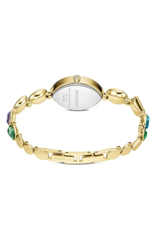 SWAROVSKI Gema Crystal Bracelet Watch - Gold/multi