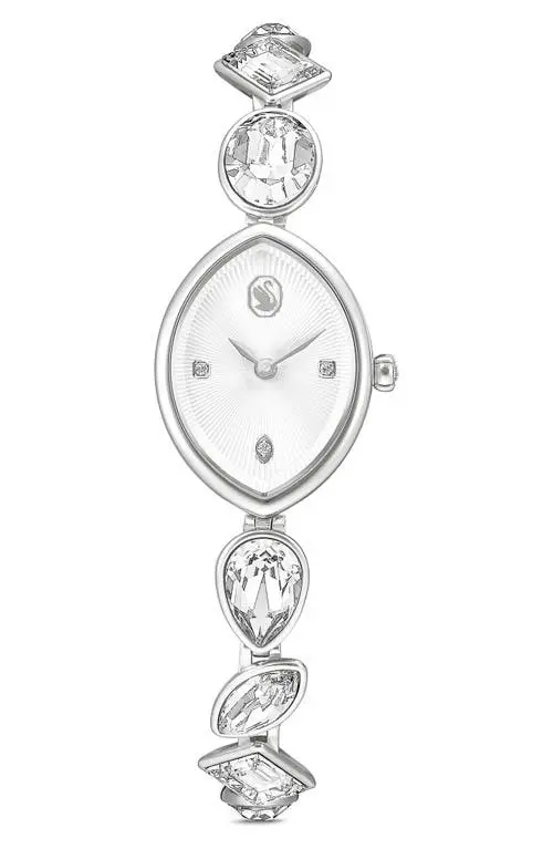 SWAROVSKI Gema Crystal Bracelet Watch - Silver