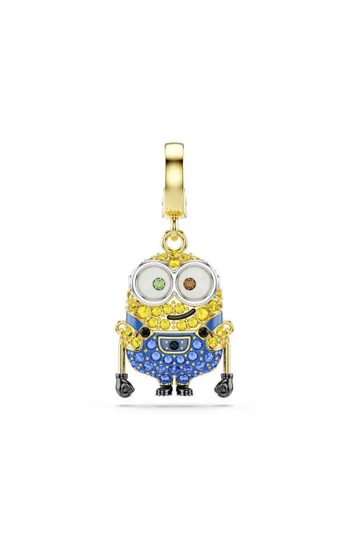 SWAROVSKI Minions® Bob Crystal Charm - Gold/multi