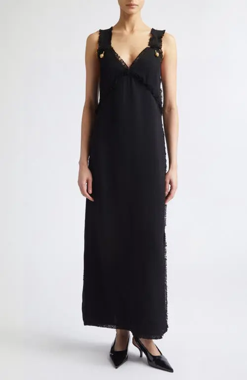 TOTEME Fringe Maxi Slipdress