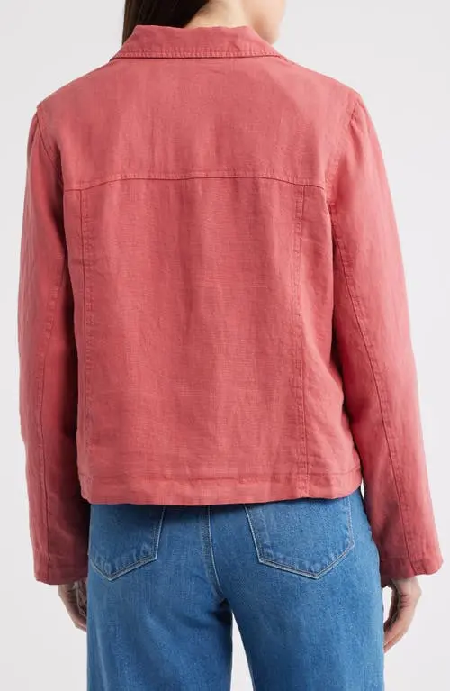 SEASALT CORNWALL Organic Cotton Utility Jacket - Echinacea