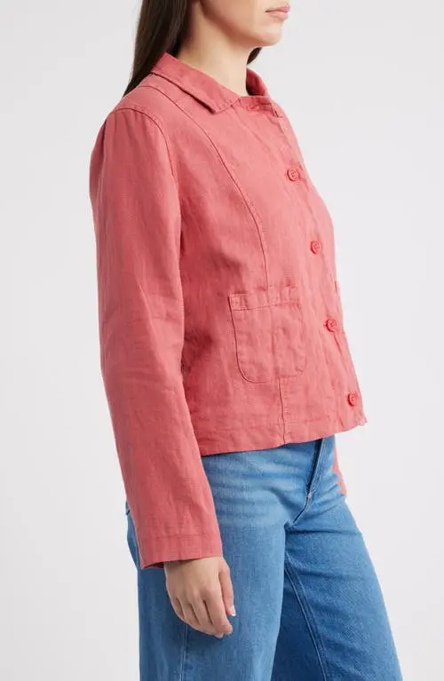 SEASALT CORNWALL Organic Cotton Utility Jacket - Echinacea