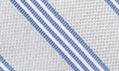 Nordstrom Striped Silk Jacquard Neck Tie - Blue