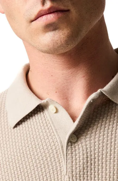 Rodd & Gunn Amberley Diamond Jacquard Cotton Polo Sweater