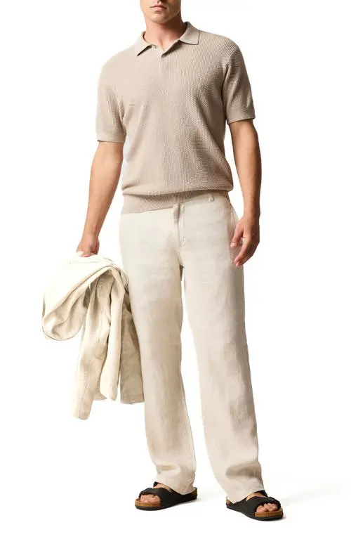 Rodd & Gunn Amberley Diamond Jacquard Cotton Polo Sweater