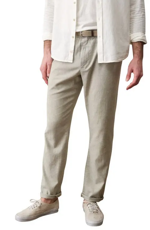 Marine Layer Saturday Slim Straight Leg Chinos - Olive