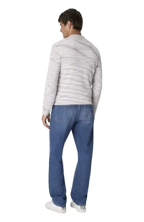 Missoni Ribbed Mock Neck Zip-up Cardigan With Space-dye Texture