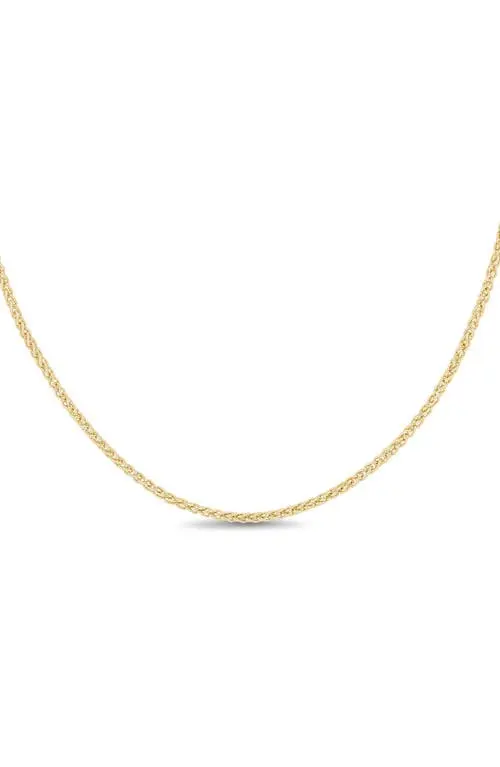 Bony Levy 14k Gold Wheat Chain Necklace