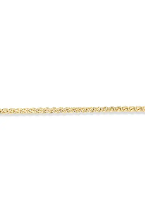 Bony Levy 14k Gold Wheat Chain Necklace