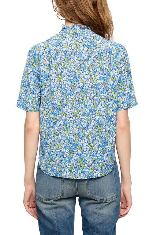 Zadig&Voltaire Floral Print Short Sleeve Top