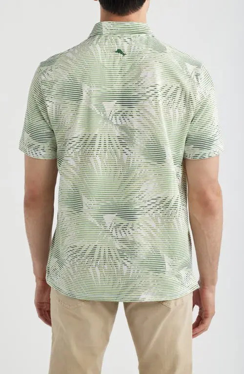 Tommy Bahama Islandzone® Costa Wave Fiore Fronds Polo Shirt - Tequila
