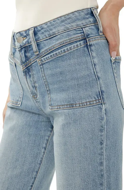 SILVER JEANS CO. Avery Patch Pocket Wide Leg Trouser Jeans