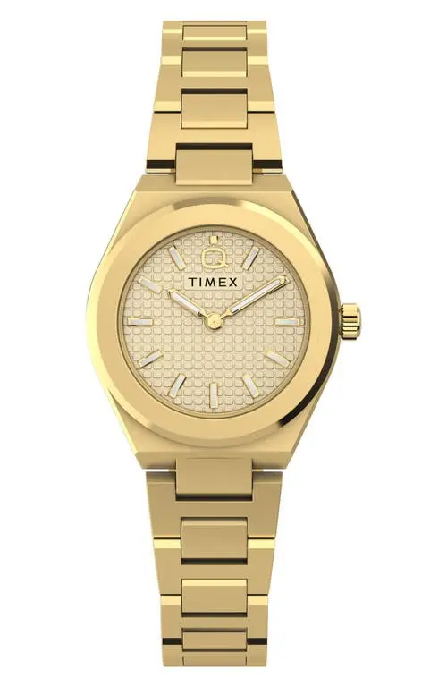 Timex® Timex Q Continental Mini Stainless Steel Bracelet Watch - Goldone