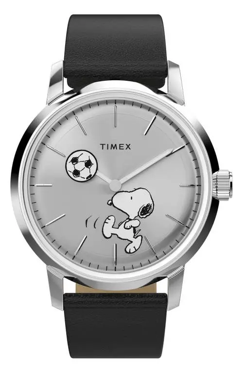 Timex® Peanuts® X Timex Marlin® Automatic Watch - Silverone
