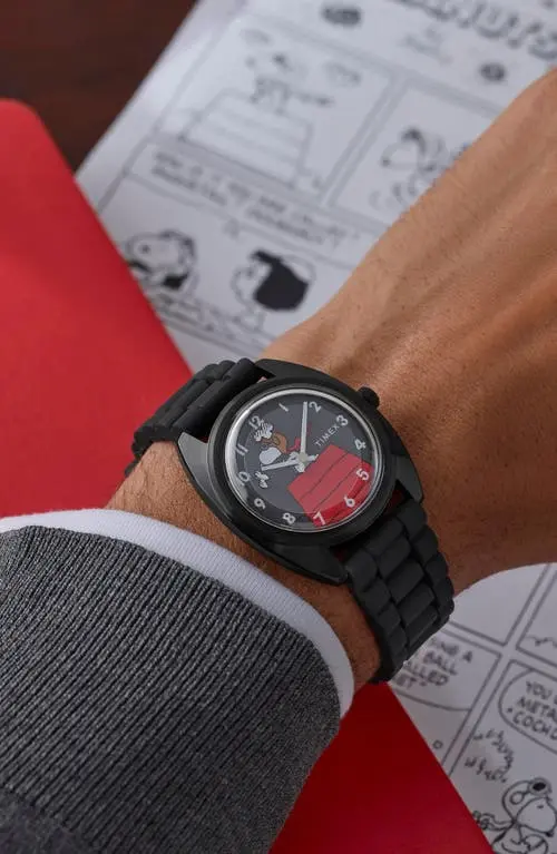 Timex® X Peanuts® Snoopy Reissue Strap Watch