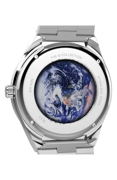 Timex® Timex Q Timex Nasa 40mm Stainless Steel Bracelet Watch